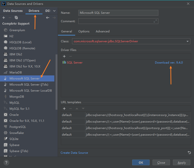 Java Idea配置jdbc连接sql Server数据库和代码提示